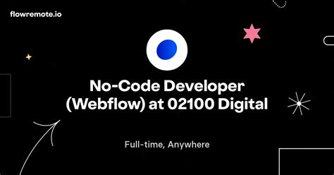 Hiring Full Time No Code Developer Webflow At Digital