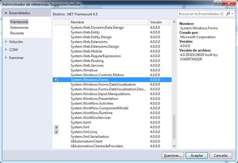 Windows Forms TextBox con sugerencias I Creando el control Píldoras NET