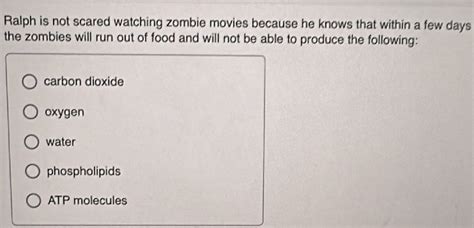 Ralph Is Not Scared Watching Zombie Movies Because He Knows That Within