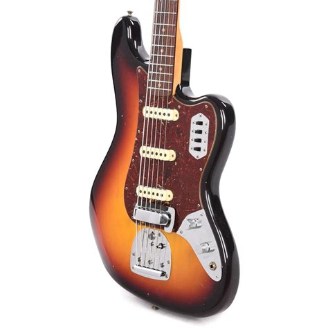 Fender Custom Shop Bass Vi Journeyman Relic Aged 3 Color Sunburst