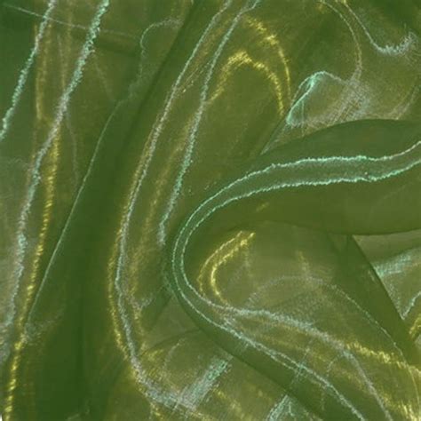 60 Green Organza Fabric Olive Green Organza Lime Green Etsy