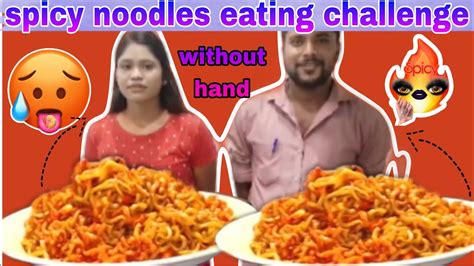 Spicy 🔥🥵 Noodles Eating Challenge 😱 Challenge Youtube