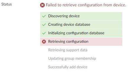 Fortimanager Error While Added A Firewall Fortinet Community