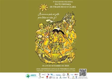 Recife Sedia O 3º Encontro Nacional Da Economia De Francisco E Clara