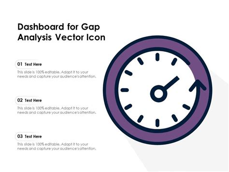 dashboard for gap analysis vector icon ppt powerpoint presentation gallery summary pdf