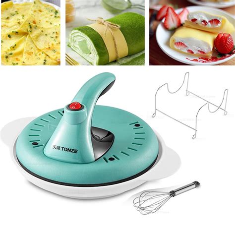 Automatic Nonstick Crepe Makers 24cm Pancake Machi Vicedeal