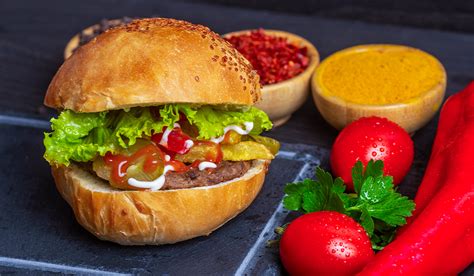 Dana Hamburger Burger Ekmeği Çan Acıktım Fast Food Online Sipariş