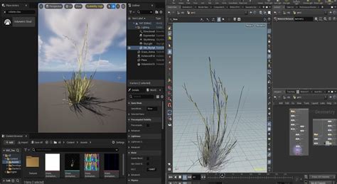 Houdini driven grass animation in UE 5.1 using Vertex animation ...