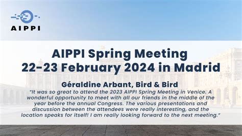 Aippi On Linkedin Havent You Registered For The 2024 Aippi Spring