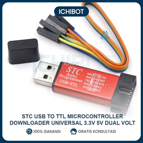Stc Usb To Ttl Microcontroller Downloader Universal 33v 5v Dual Volt