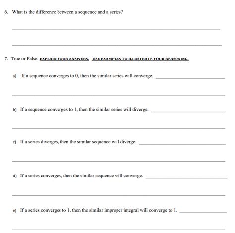 Solved 6 What Is The Difference Between A Sequence And A