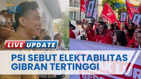 PSI Umumkan 3 Nama Cagub DKI 2024 Minggu Ini Elektabilitas Gibran