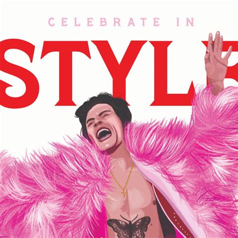 Harry Styles Celebration Confetti Exploding Greetings Card Boomf