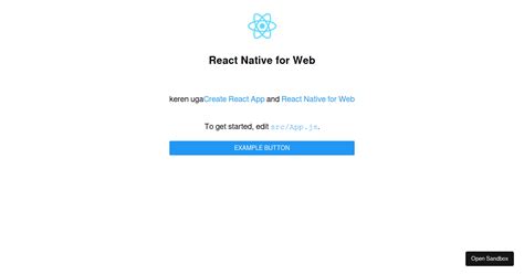 React Native Forked Codesandbox