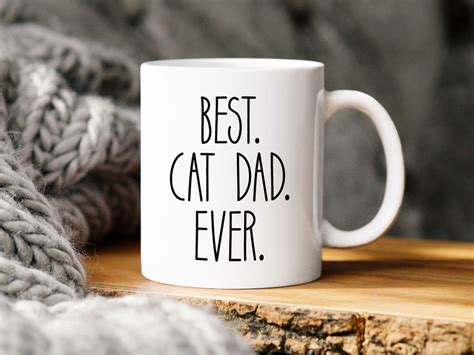 Best Cat Dad Ever Cat Dad Mug Fathers Day T Proud Cat Father Cat
