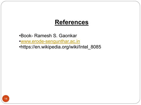 Architecture Of 8085 Microprocessor Pptx