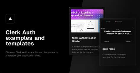 Clerk Auth Examples And Templates Vercel Clerk Auth Examples And Templates Vercel