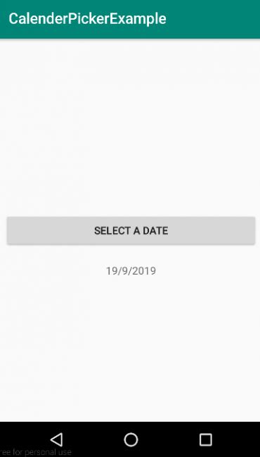 Android Datepicker Kullanımı Mobilhanem