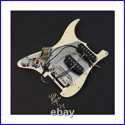 FLEOR Alnico 5 SSH Prewired Strat Pickguard Loaded Pickguard