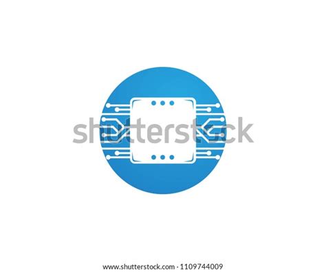 Microchip Icon Monochrome Silhouette Stock Vector Royalty Free 1109744009 Shutterstock