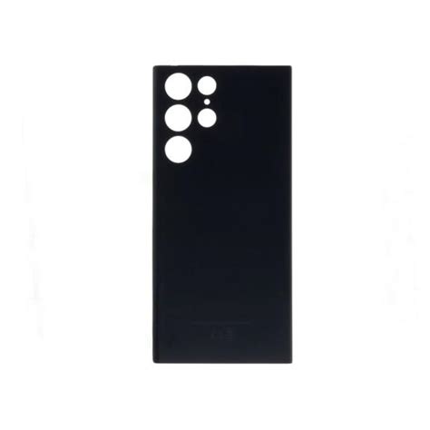 Tapa Para Samsung Galaxy S22 Ultra 5G Negro Con Adhesivo