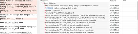 CCS AFE4404 Error Linking Files Code Composer Studio Forum Code