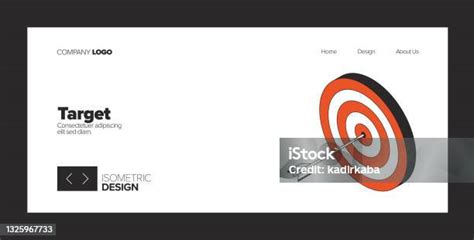 대상 개념 등대 웹 배너 포스터 표지 및 배너를 위한 3차원 디자인 과녁에 대한 스톡 벡터 아트 및 기타 이미지 과녁 비즈니스 타겟 등측투영법 Istock