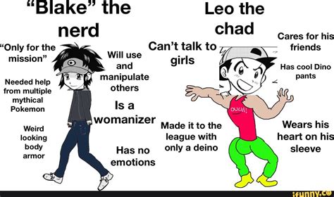 Blake The Leo The Nerd Chad Cares For His Only For The Cant Talk To
