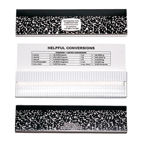 Composition Notebook Rolling Papers Lilfatherfigure