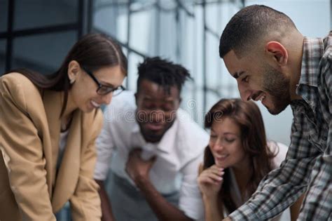 Ambitious Smart Employee Speaks In A Meeting And Shares Her Opinion On