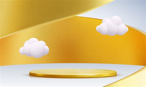 소용돌이 흐름 제품 디스플레이 무대골든 3d 받침대 연단 벡터 일러스트골든 3d 받침대 연단 소용돌이 흐름 제품 디스플레이 스테이지 벡터 일러스트레이션 종이에 대한 스톡