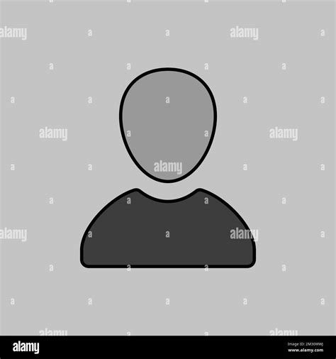 User Vector Grayscale Icon E Commerce Sign Graph Symbol For Your Web Site Design Logo App