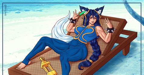 Leagueoflegends Ahri Chun Li Costume Ismaのイラスト Pixiv