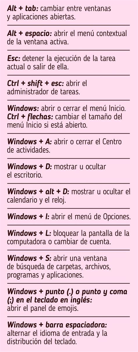 Atajos De Teclado En Windows 10 Bilarasa