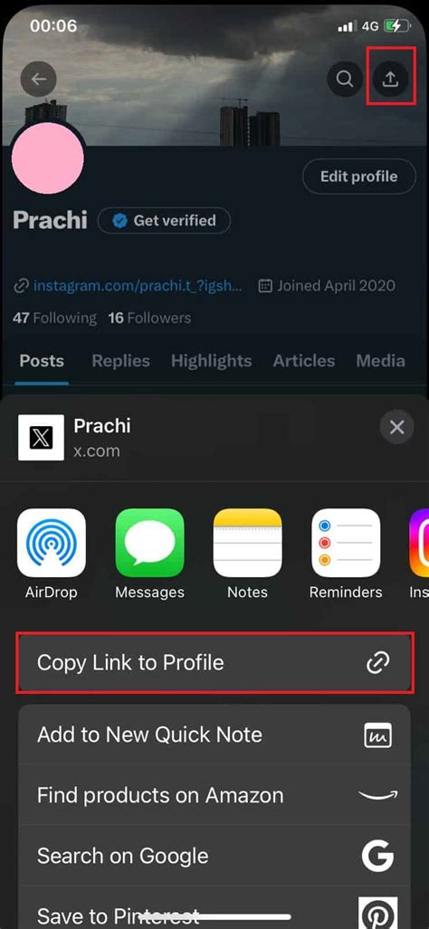 How To Copy Or Share Twitter Profile And Tweet Link Using Any Device