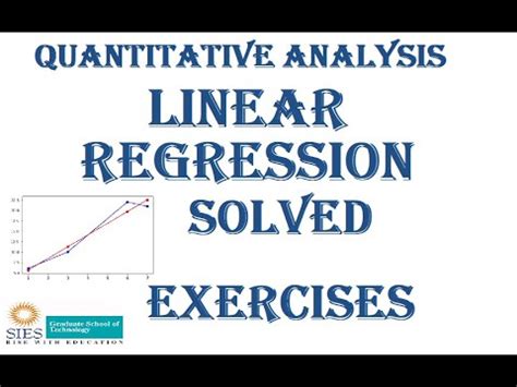 Linear Regression Exercises With Graph And Explanation Error Calculation Parameter Least