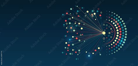 Sorting A Large Amount Of Data On A Dark Background Structuring The