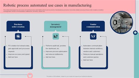 Automated Business Operations Management Robotic Process Automated Use Cases In Manufacturing