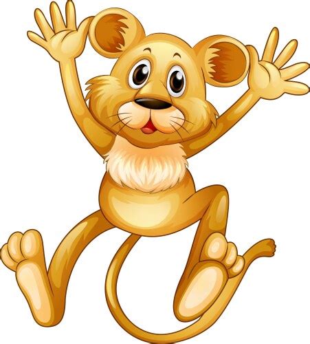 Lion Girl Cub Royalty Free Vector Image Vectorstock