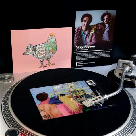 Sexy Pigeon Never Felt This Before Vinyl Postcard Record Club
