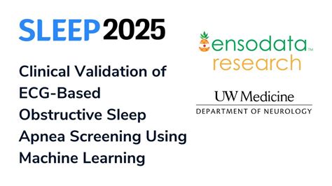 Clinical Validation Of Ecg Based Obstructive Sleep Apnea Screening Using Machine Learning Ensodata