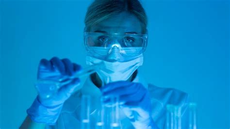 Premium Photo Close Up Female Working In Lab