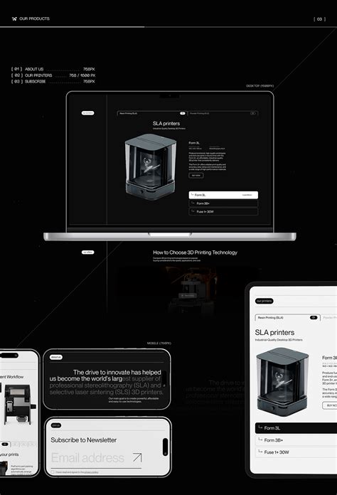 Formlabs Redesign Concept Behance