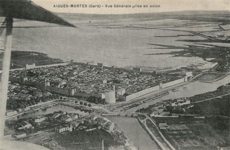 Aerial View Aigues Mortes France Postcards