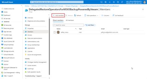 Adding Delegated Backup Operators For Self Service En Sherweb