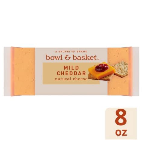 Bowl And Basket Mild Cheddar Natural Cheese 8 Oz Shoprite