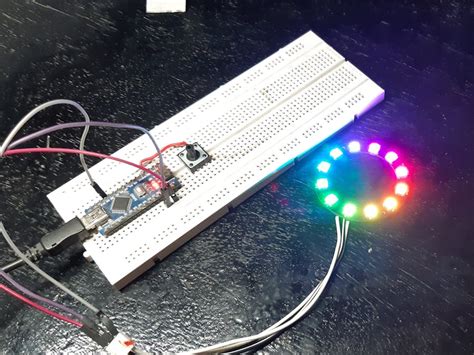 neopixel x arduino x button