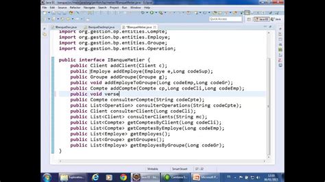 Mohamed Youssfi Projet Gestion Des Comptes Jpa Hibernate Spring Maven