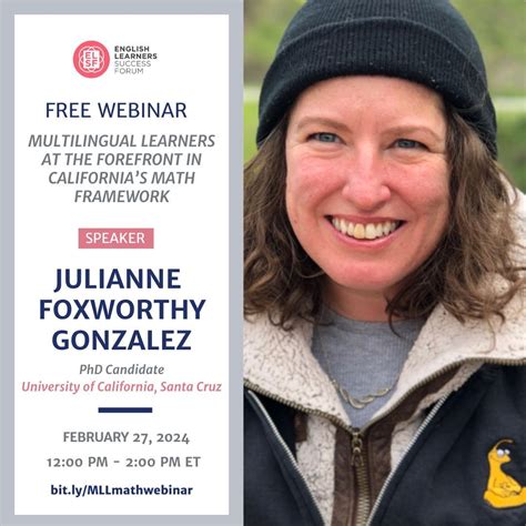 Join Us Tomorrow For Session 2 Of Our Free Webinar Series Multilingual… English Learners