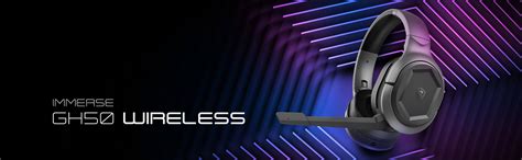 MSI Immerse GH50 Wireless Gaming Headset – 22 Hr Battery Life, 50mm ...